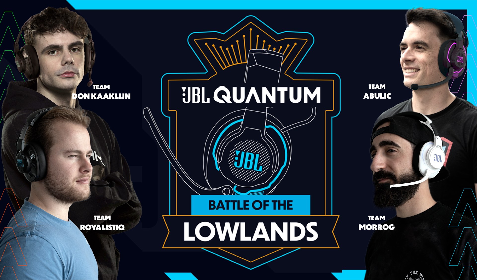 Streamers vechten het uit in JBL Quantum Battle of the Lowlands 2024