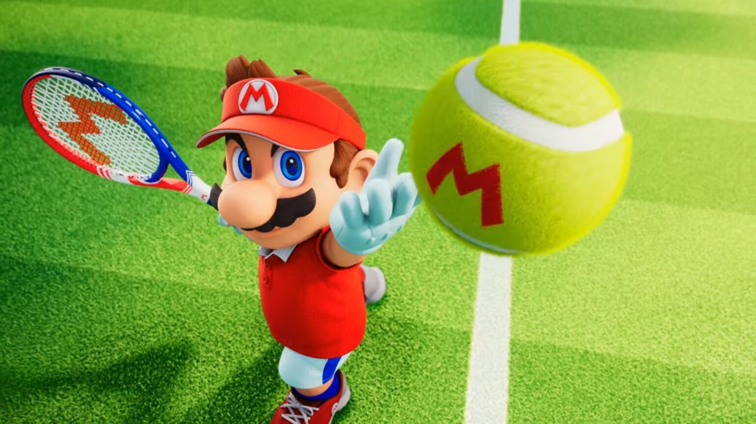 Mario haalt zijn racket weer boven in Mario Tennis Fever
